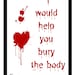 Funny True Crime Printable Valentine - Etsy