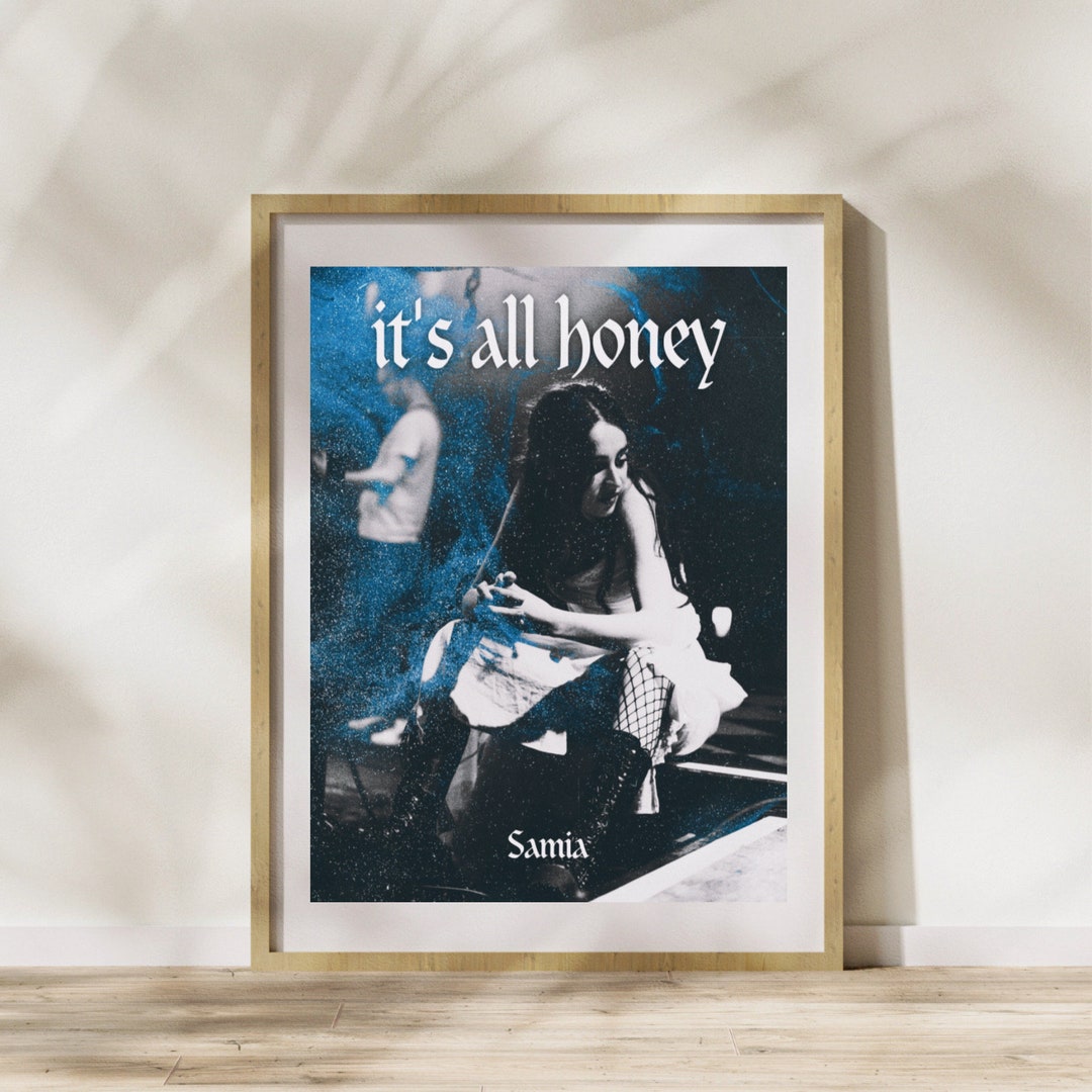 DIGITAL ART PRINT | “it’s All Honey” Samia Honey Album Art Poster Indie ...