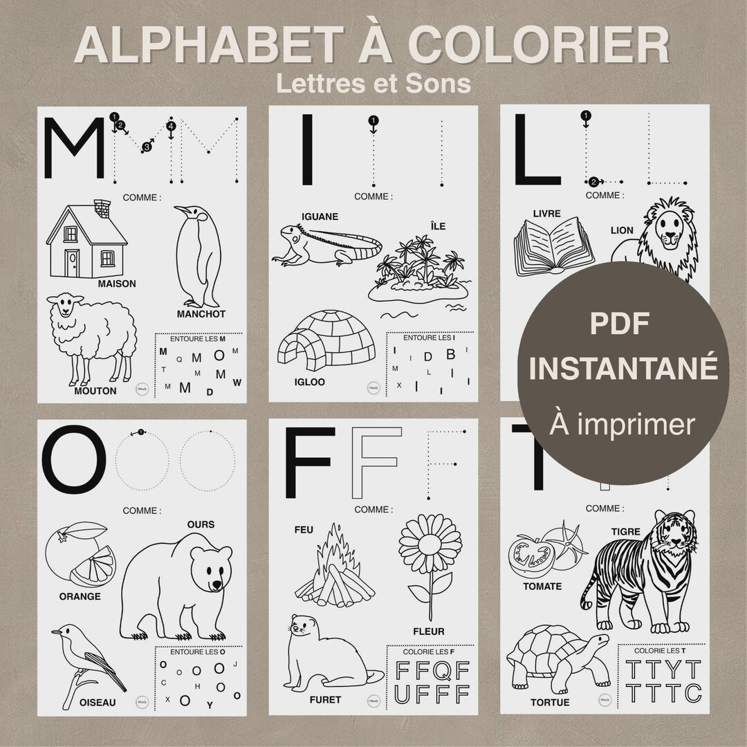 26 Alphabet Coloring Worksheets - Middle Level (preschool) - Printable ...