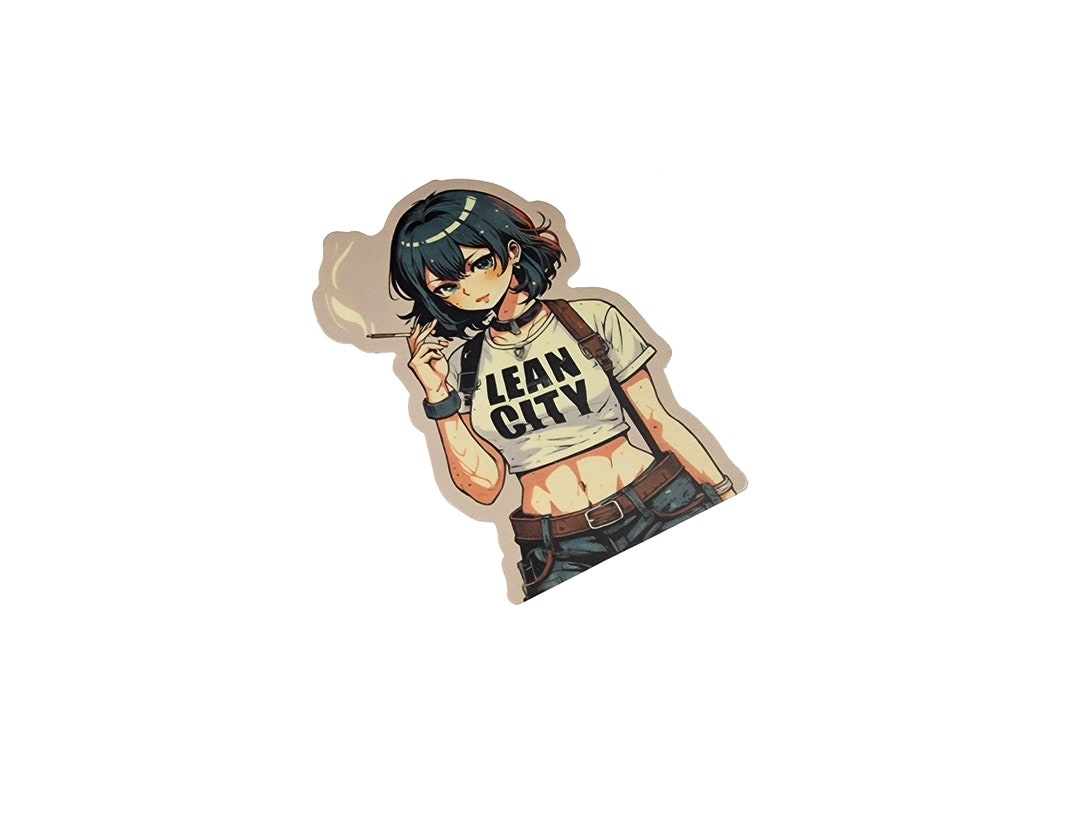 LEAN CITY STICKER - Die-cut Sticker (3x2 Inches) - Etsy