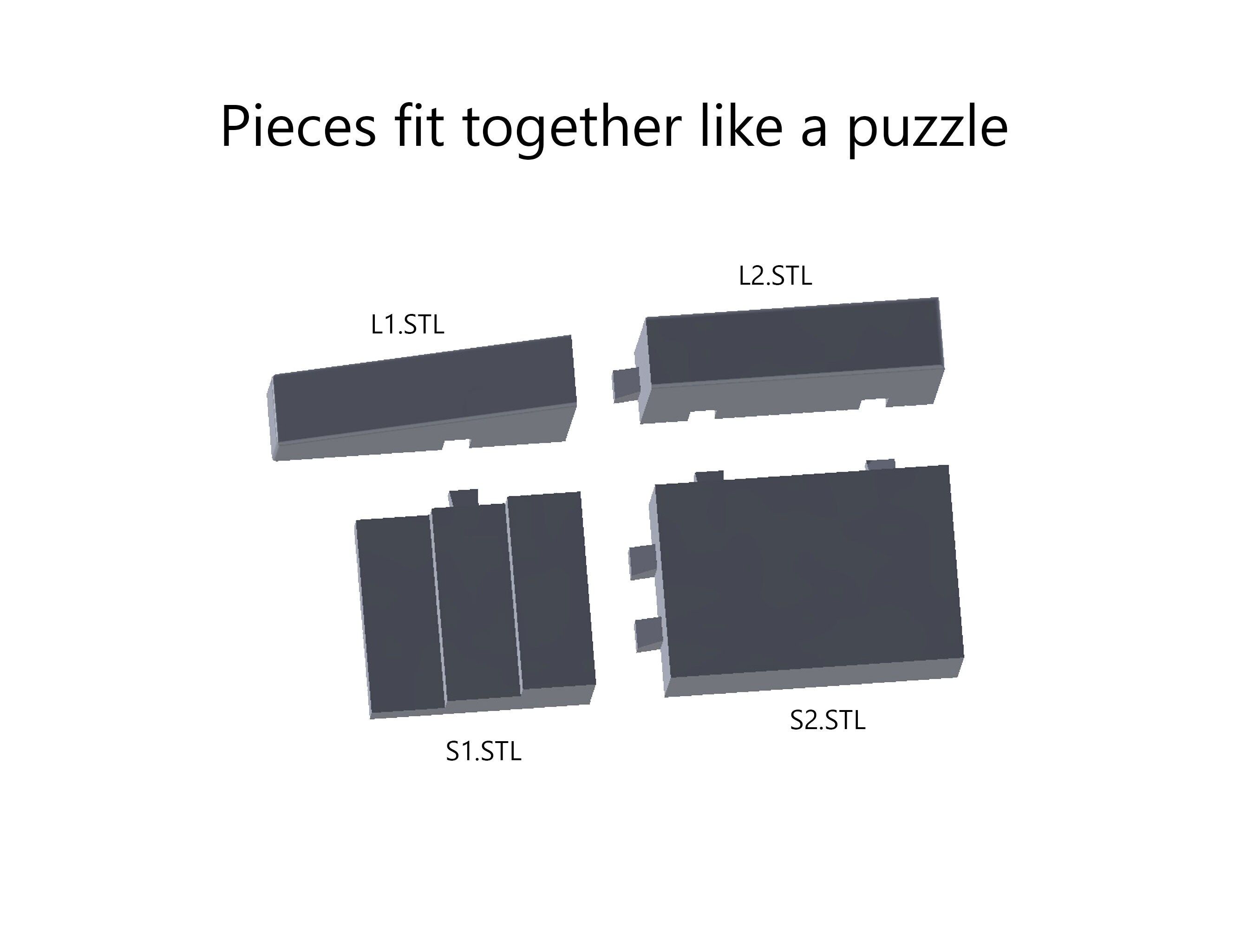 3 STAIR OBSTACLE STL 3D Print Your Own Fingerboard Obstacle 3 Stair ...