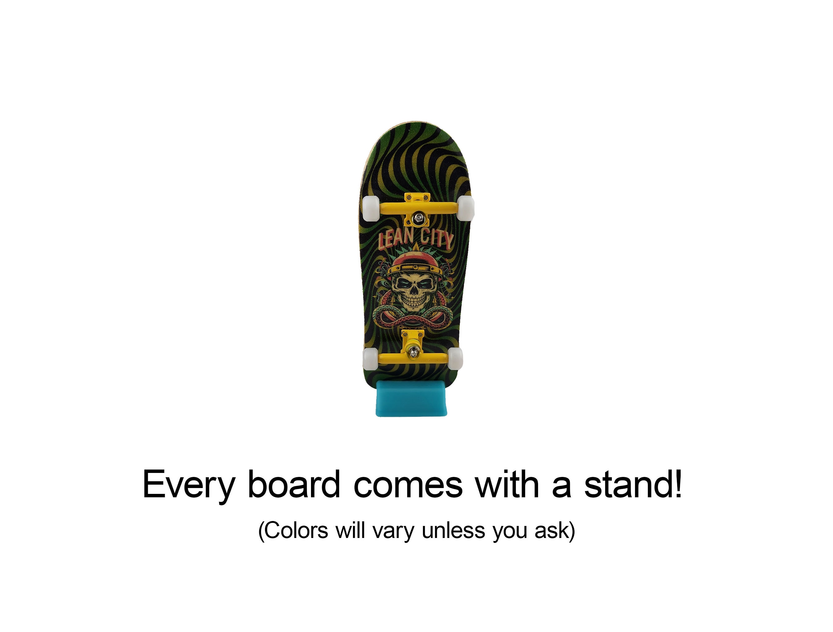 LEAN CITY FINGERBOARD - 5 Ply Maple Wood - Original Graphics ...