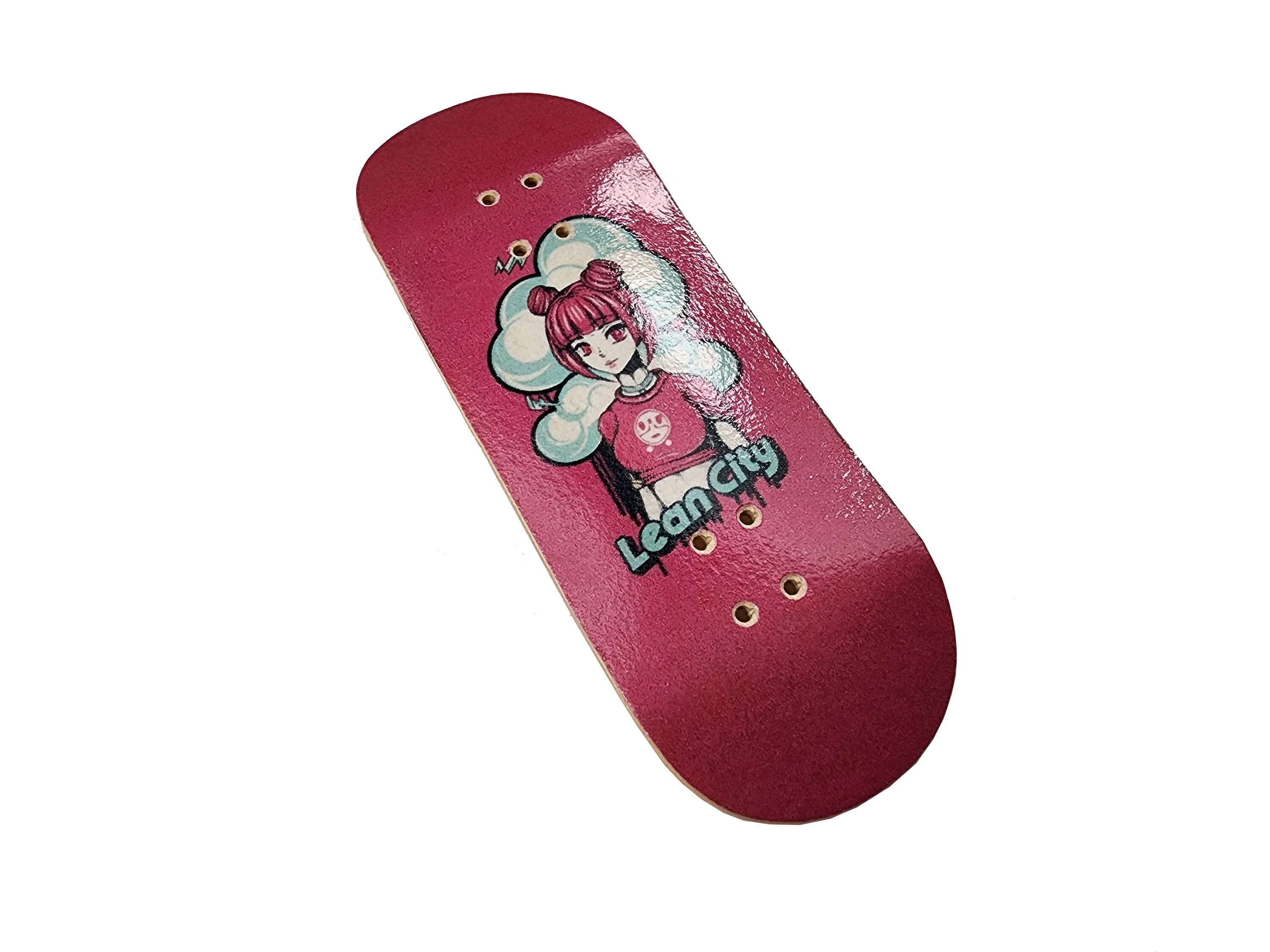 LEAN CITY FINGERBOARD - 5 Ply Maple Wood - Original Graphics ...