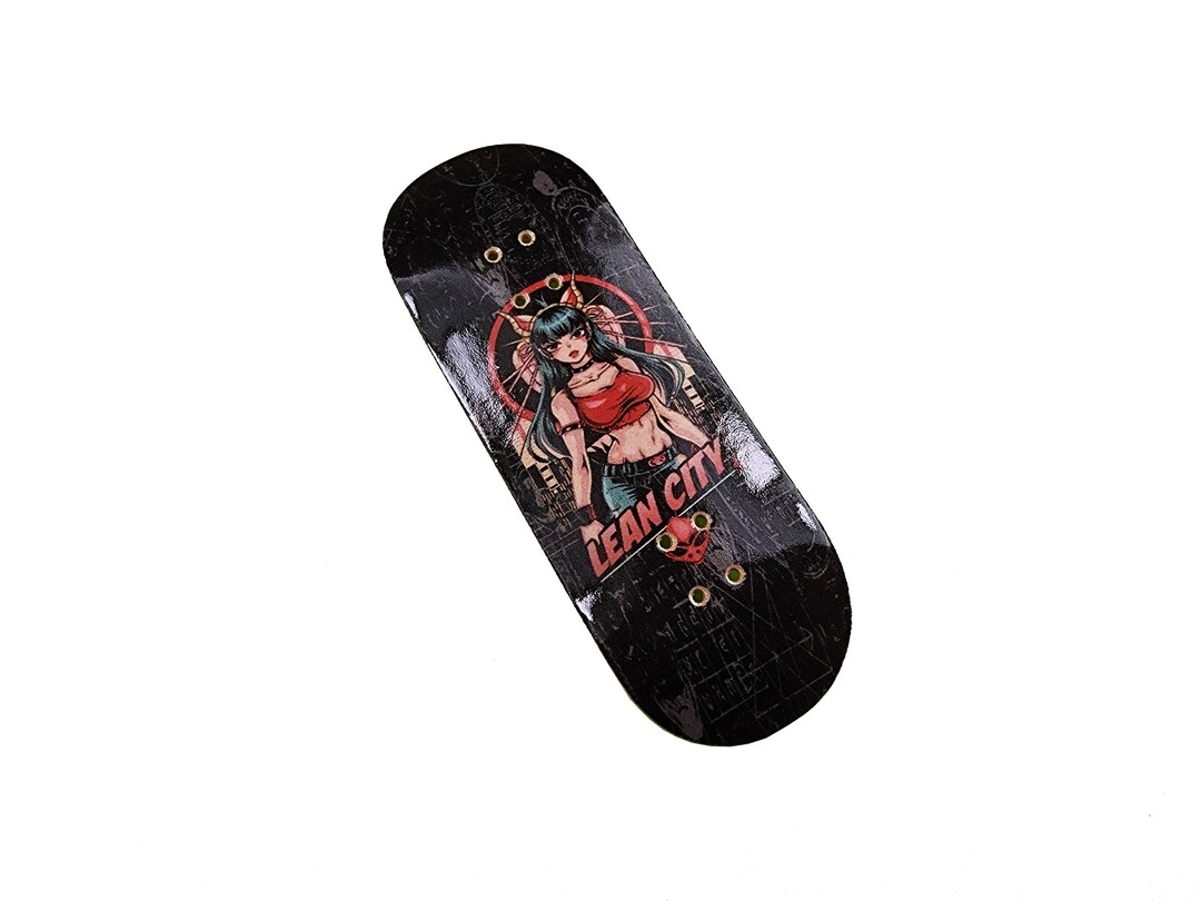 LEAN CITY FINGERBOARD - 5 Ply Maple Wood - Original Graphics ...