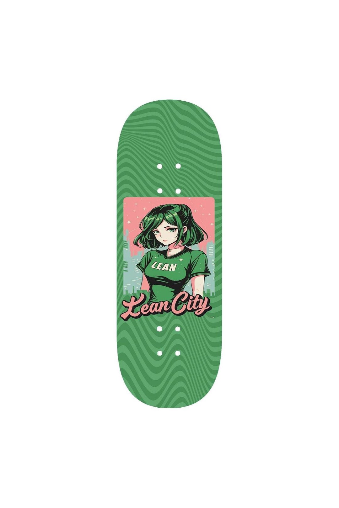 LEAN CITY FINGERBOARD - 5 Ply Maple Wood - Original Graphics ...