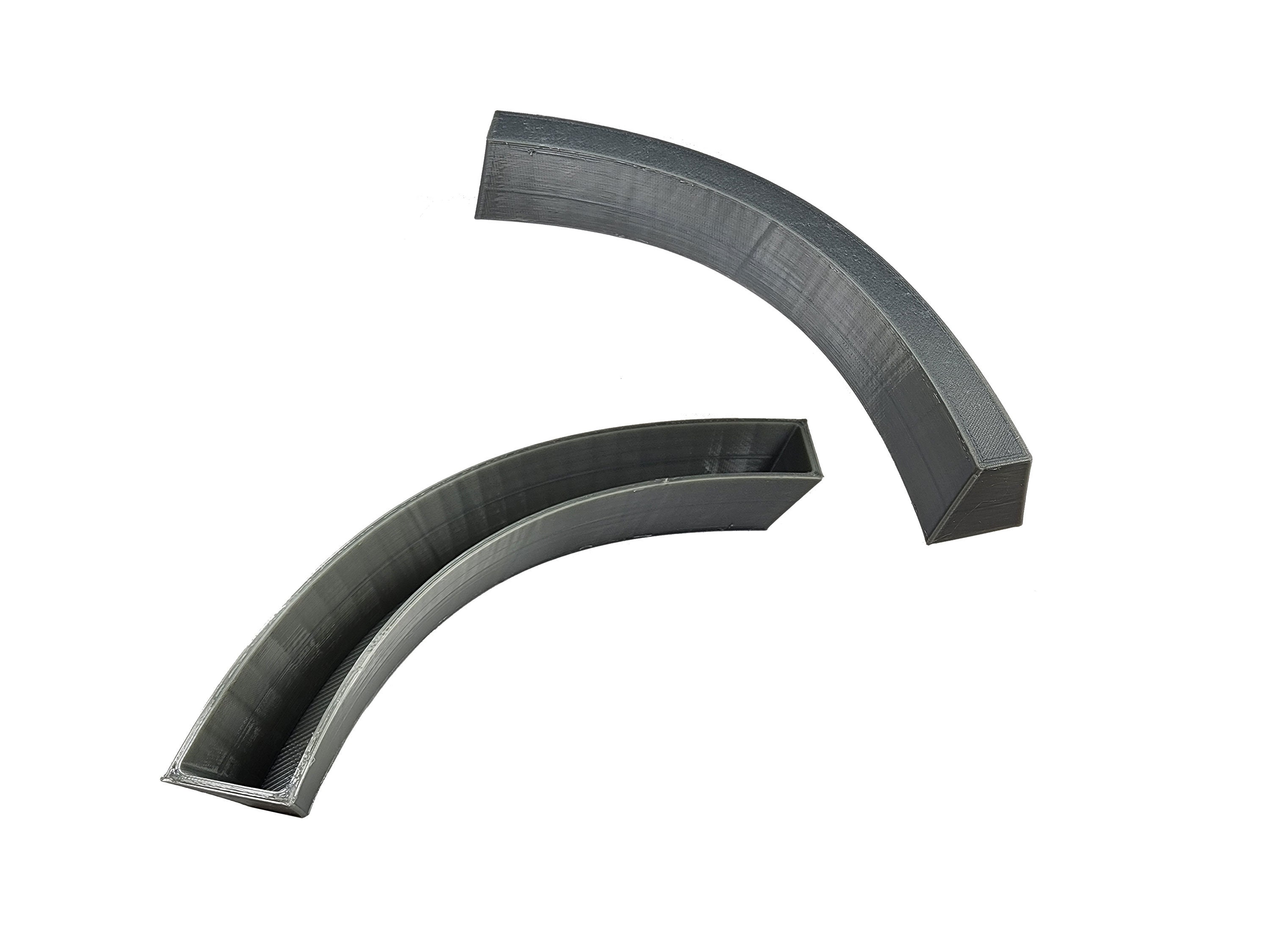 FINGERBOARD CURVED MOLD - High Curved Curb Mold - Flexible, Water ...