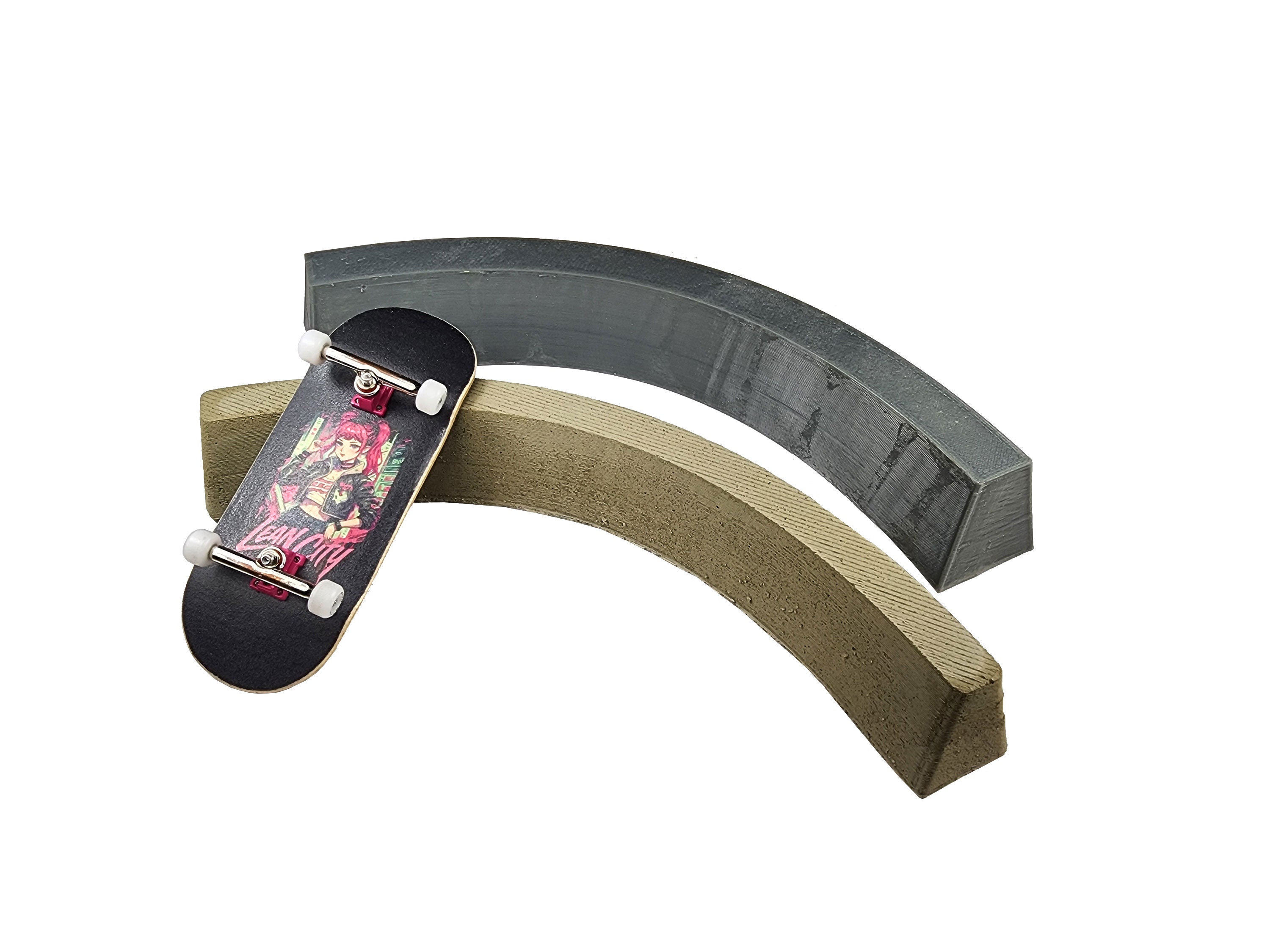 FINGERBOARD CURVED MOLD - High Curved Curb Mold - Flexible, Water ...
