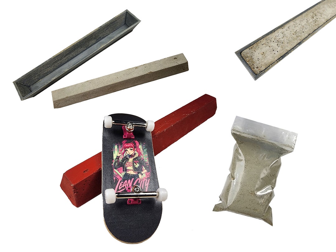FINGERBOARD CURB KIT - Complete Curb Mold Kit - Includes - Curb Mold, 7 ...