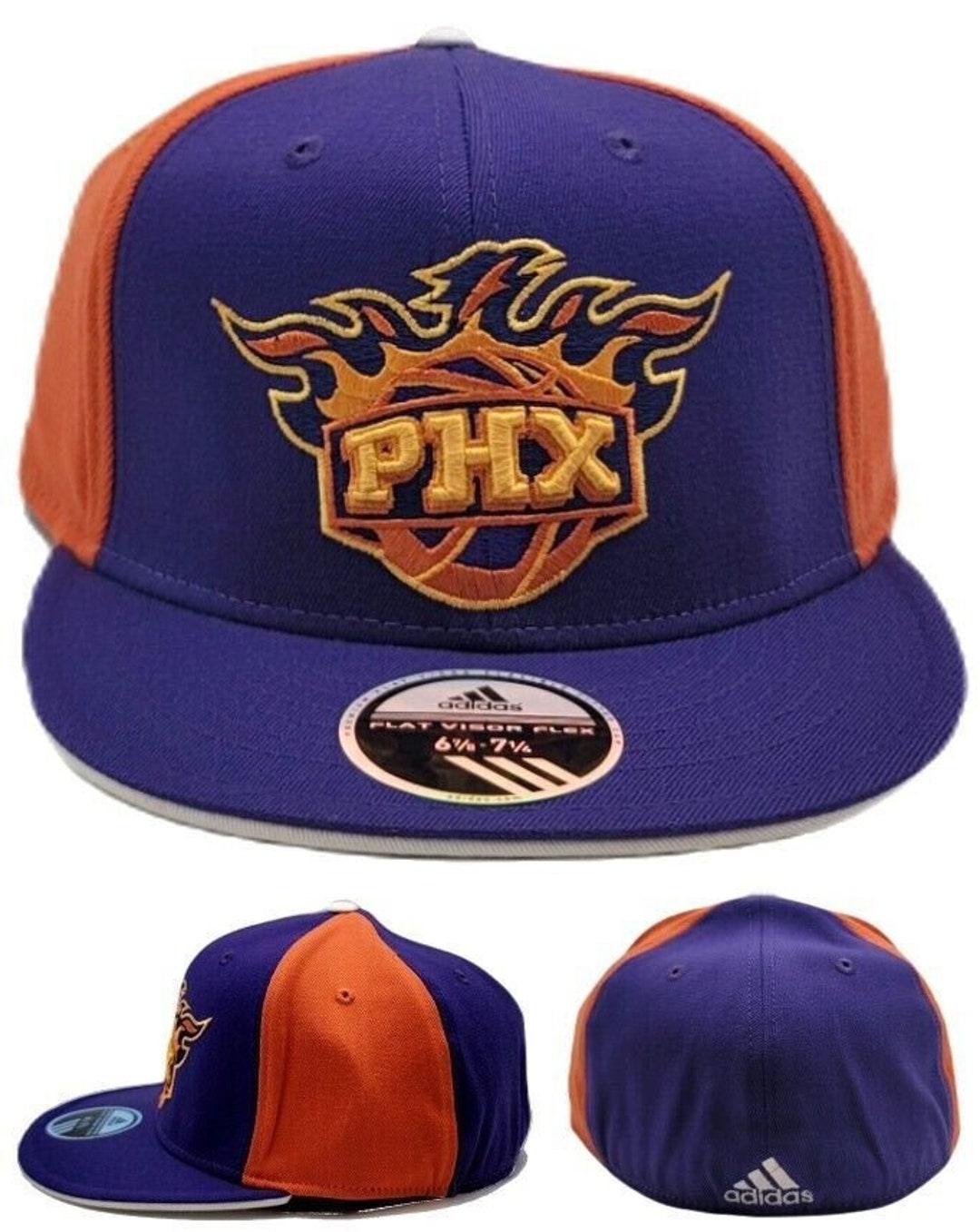 Phoenix Suns Adidas Reverse Flex Snapback Hat - Etsy
