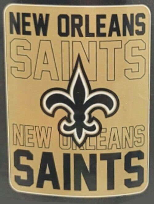 New Orleans Saints Northwest Plush Raschel Blanket Throw - Etsy