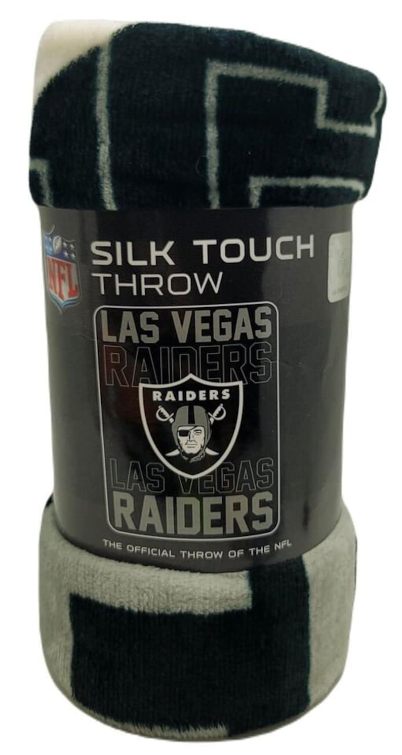 Las Vegas Raiders Northwest Plush Raschel Blanket Throw - Etsy