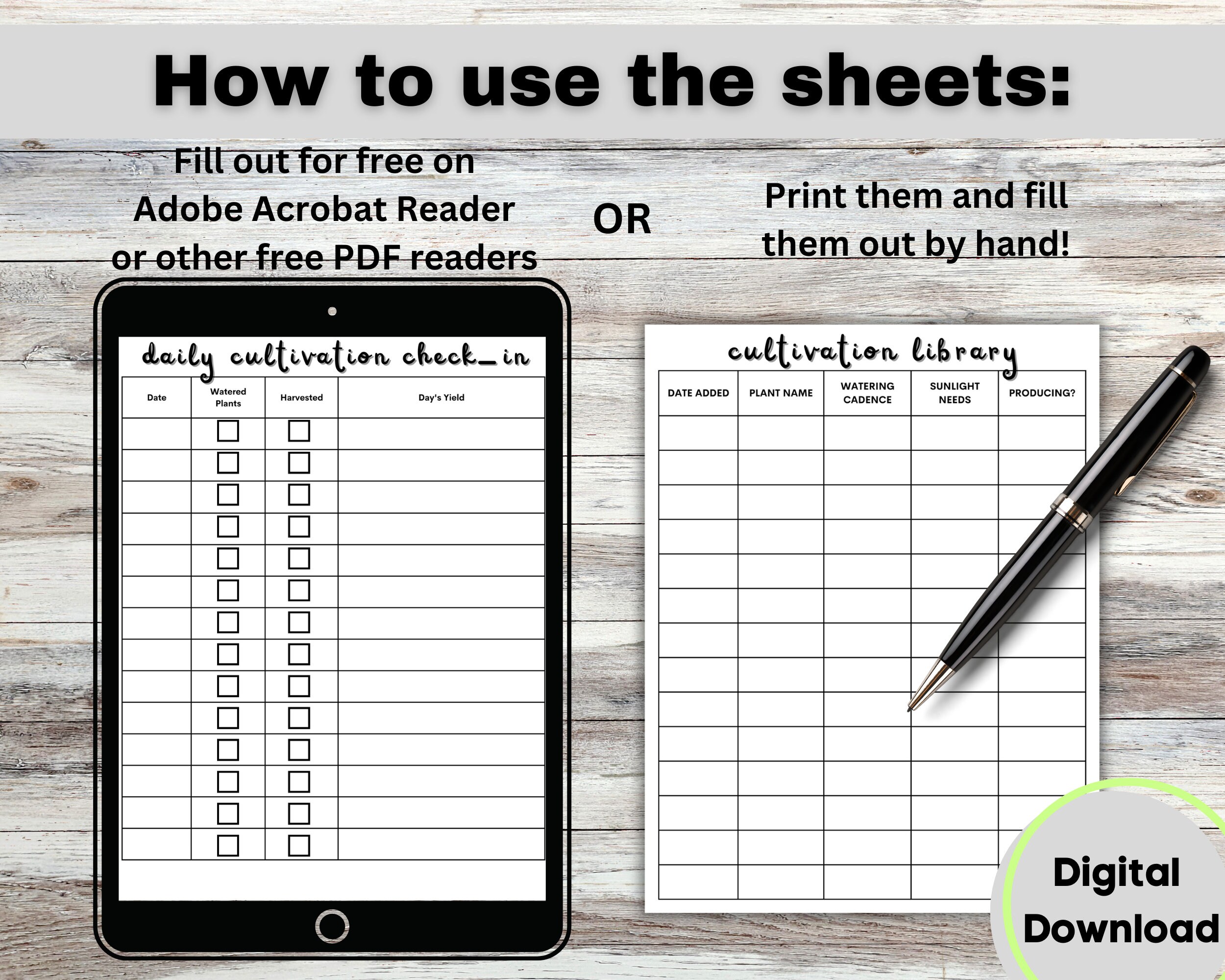 Farm Planner, Printable Homestead Planner, Ranching Planner, Farming ...