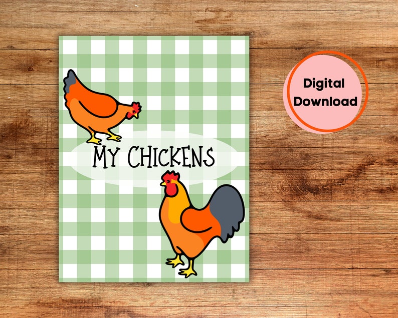 Chicken Tracker, Printable Chicken Planner, Homestead Planner, Chicken ...