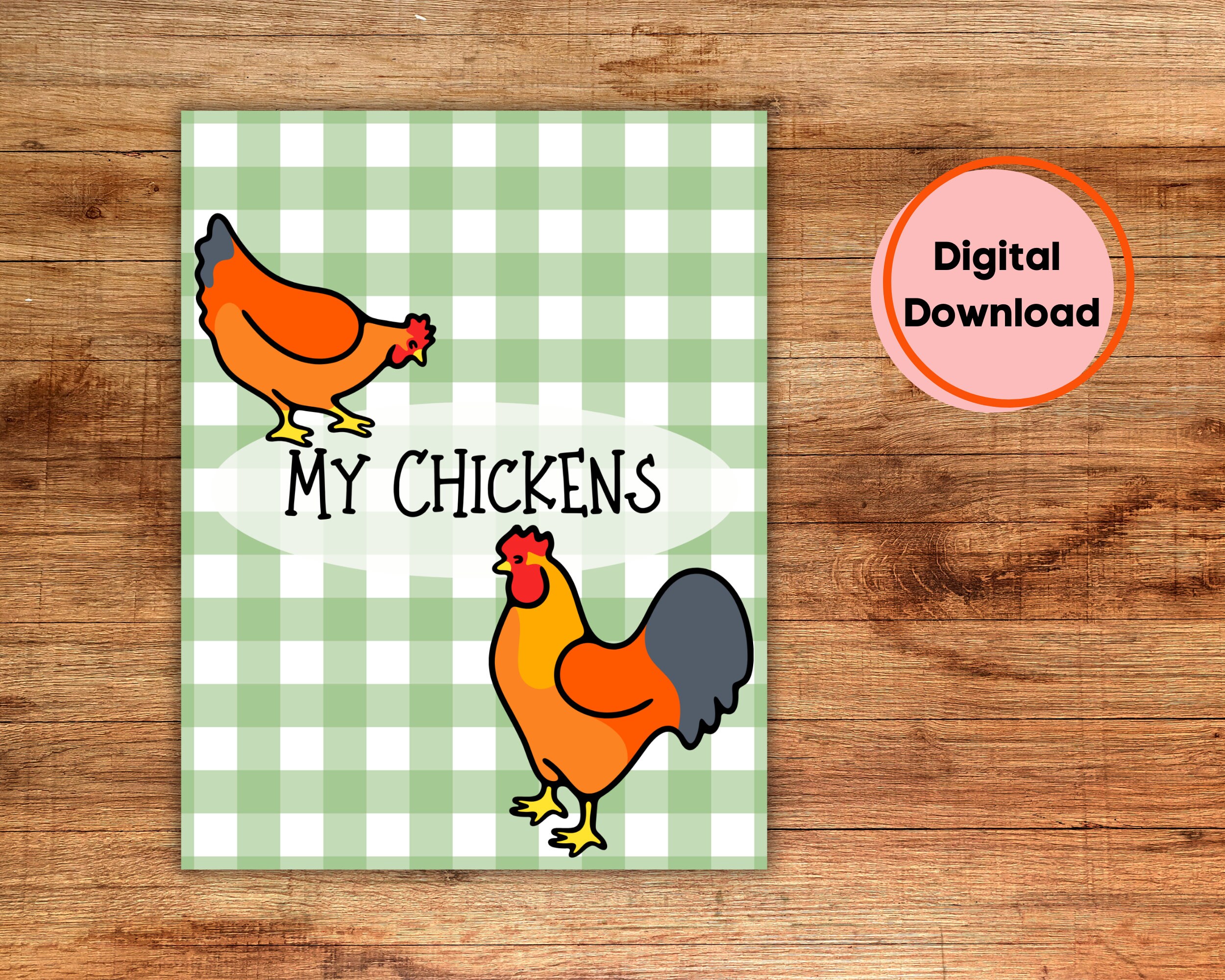 Chicken Tracker, Printable Chicken Planner, Homestead Planner, Chicken ...