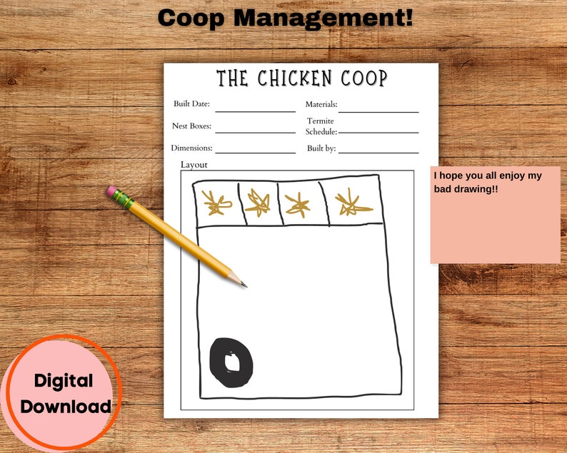 Chicken Tracker, Printable Chicken Planner, Homestead Planner, Chicken ...