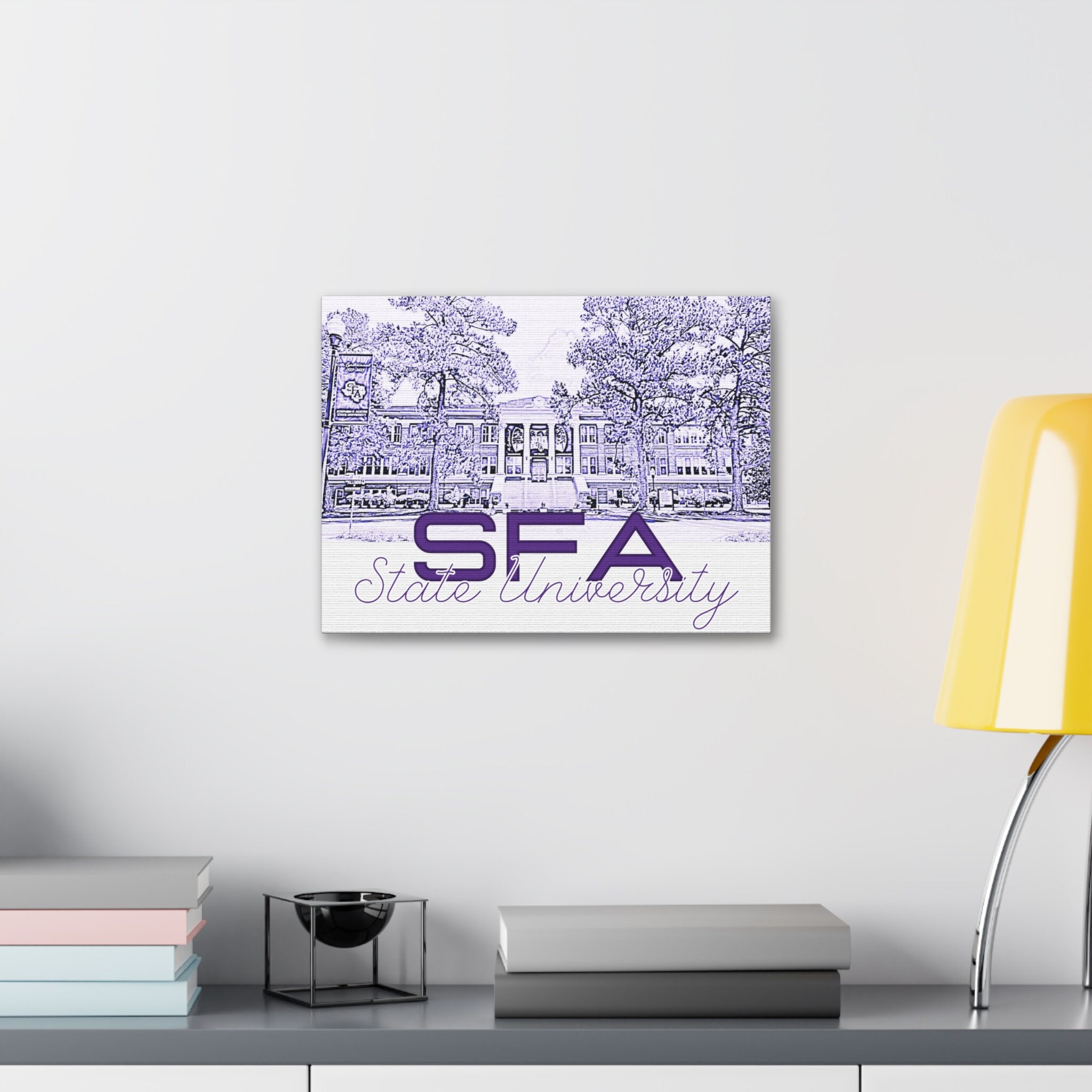 SFA Trendy Wall Decor Stephen F Austin University 16 X 12 Canvas Sfa ...