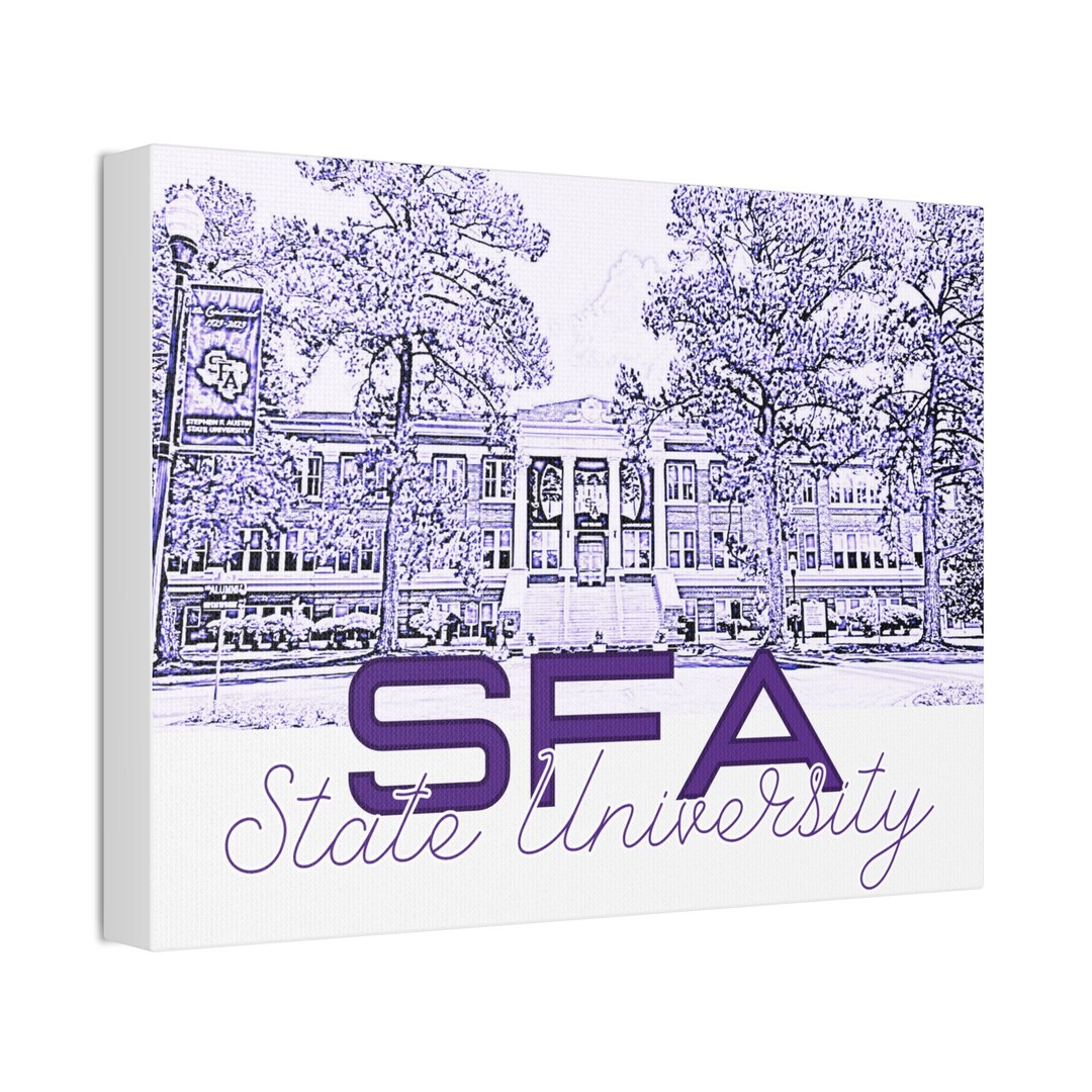 SFA Trendy Wall Decor Stephen F Austin University 16 X 12 Canvas Sfa ...
