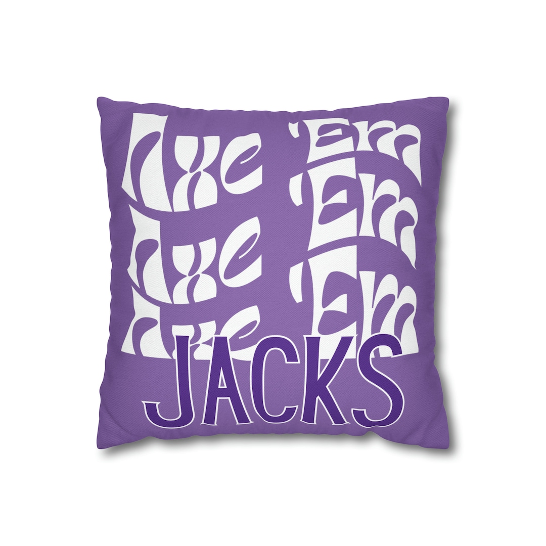 SFA Dorm Room Pillow Cover | Axe 'em Jacks Pillow | Decorative Pillow ...