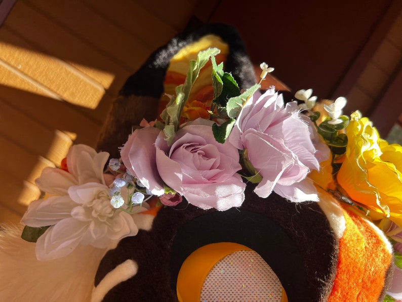 Fursuit Furry Flower Crown Costume Prop - Etsy