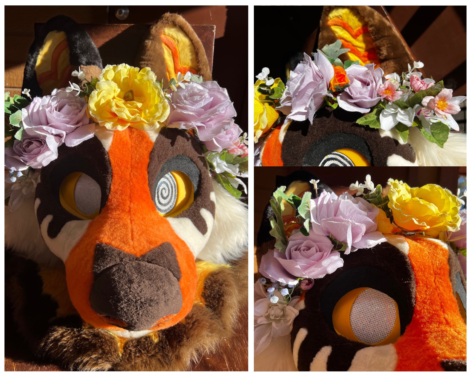 Fursuit Furry Flower Crown Costume Prop - Etsy