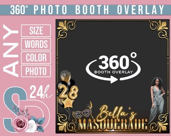 Masquerade Overlay Video 360 - Etsy