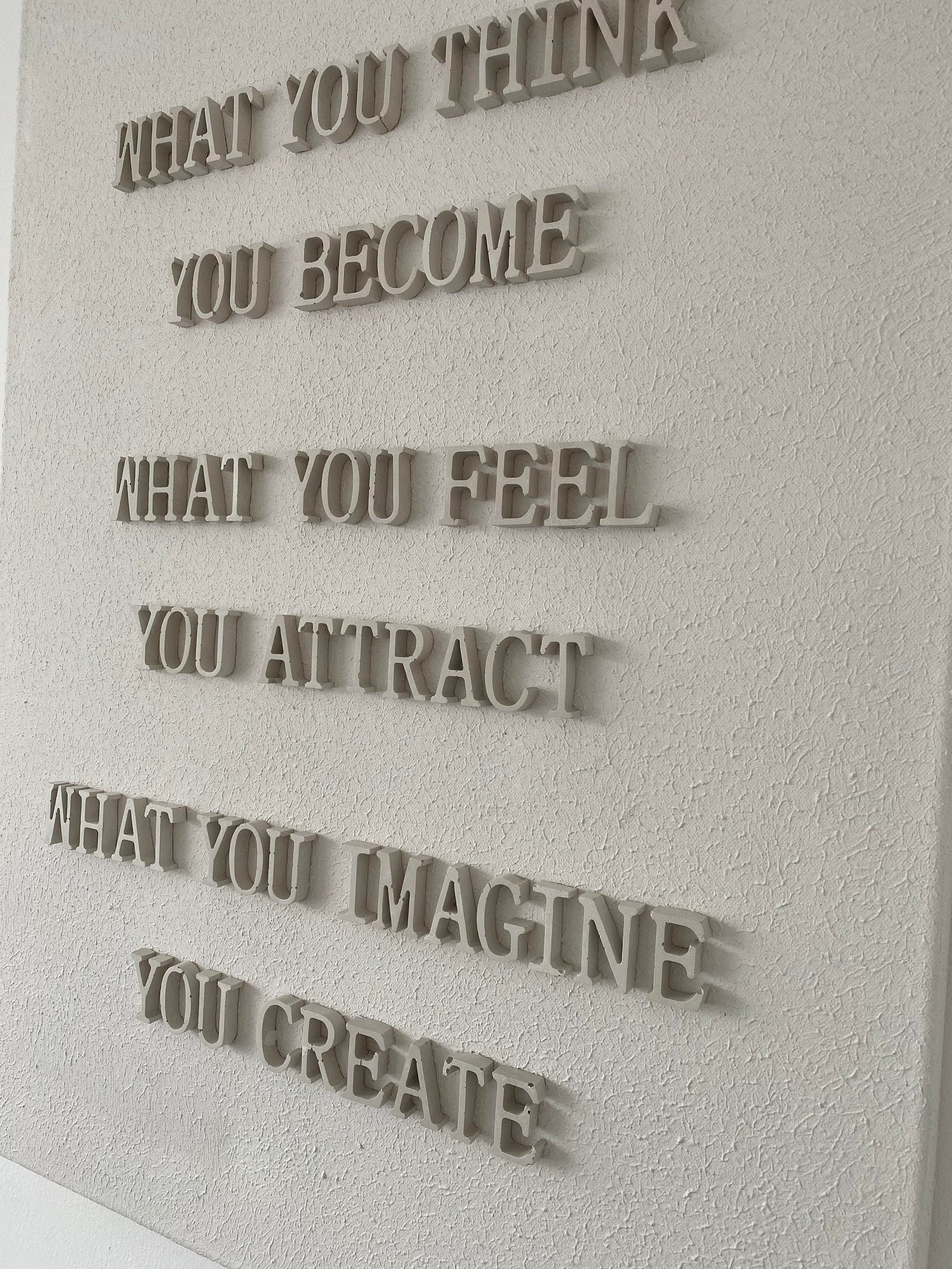 3D Plaster Art Home Decor Buddha Quote Wall Art - Etsy