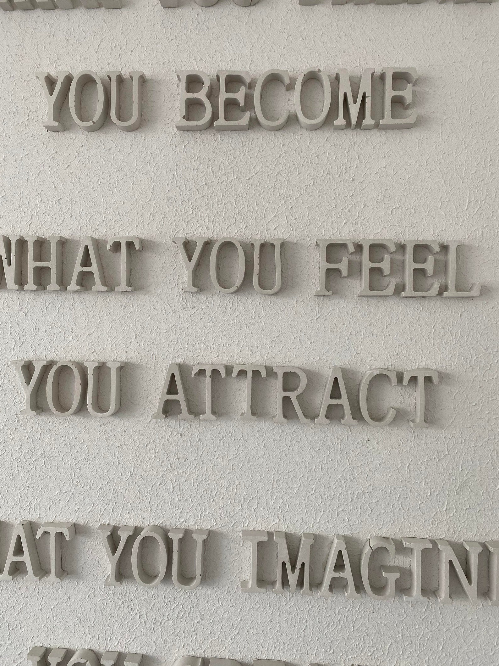 3D Plaster Art Home Decor Buddha Quote Wall Art - Etsy