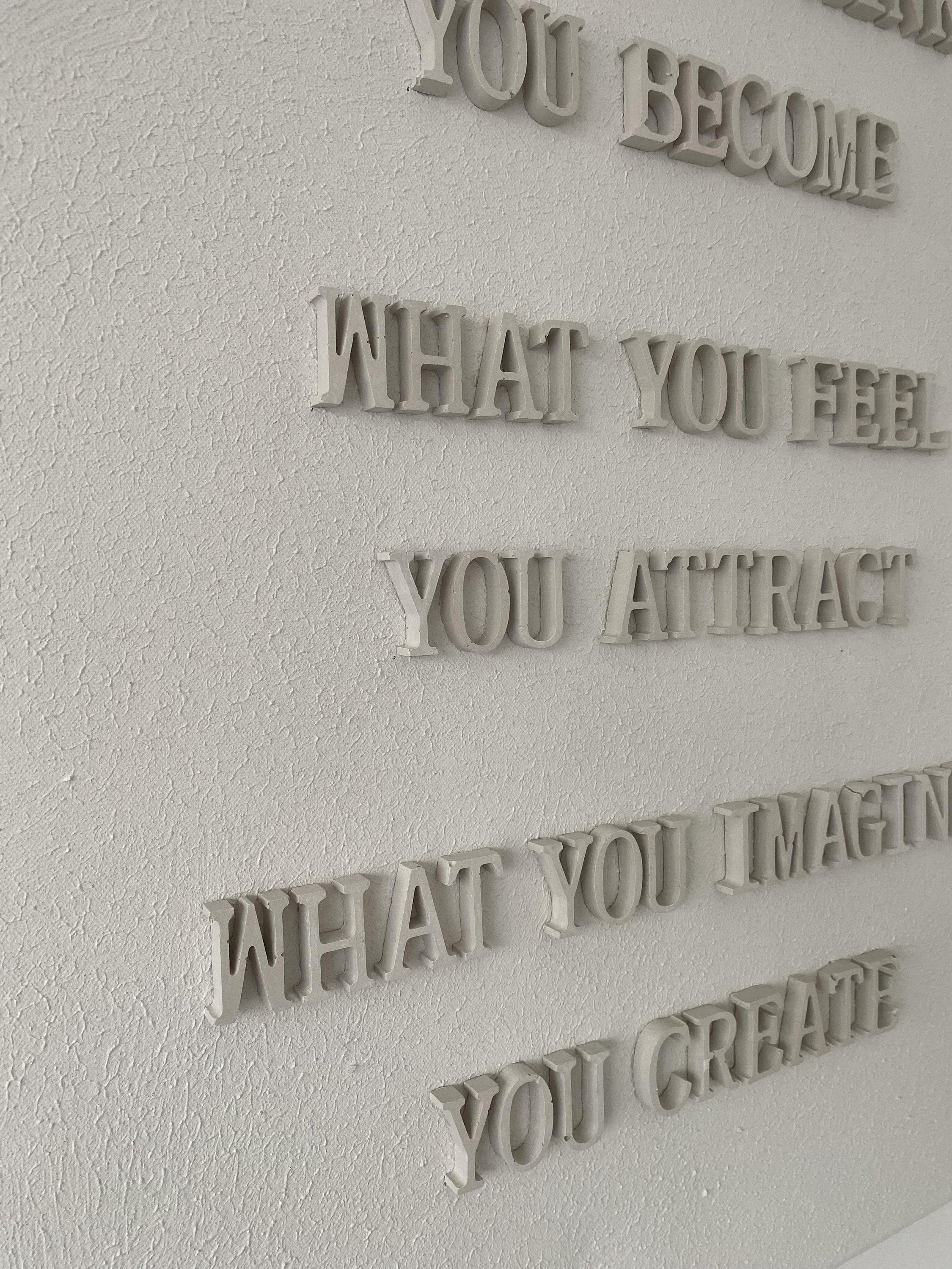 3D Plaster Art Home Decor Buddha Quote Wall Art - Etsy