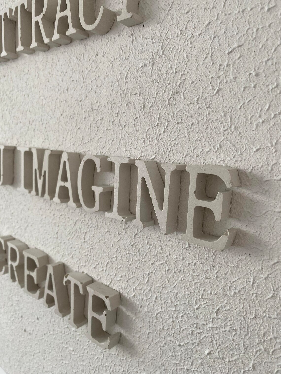 3D Plaster Art Home Decor Buddha Quote Wall Art - Etsy