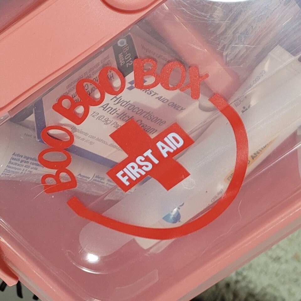 But Did You Die OR Boo Boo Box Vinyl Decal First Aid Box Label - Etsy