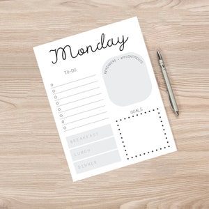 Printable Weekly Planner - Etsy