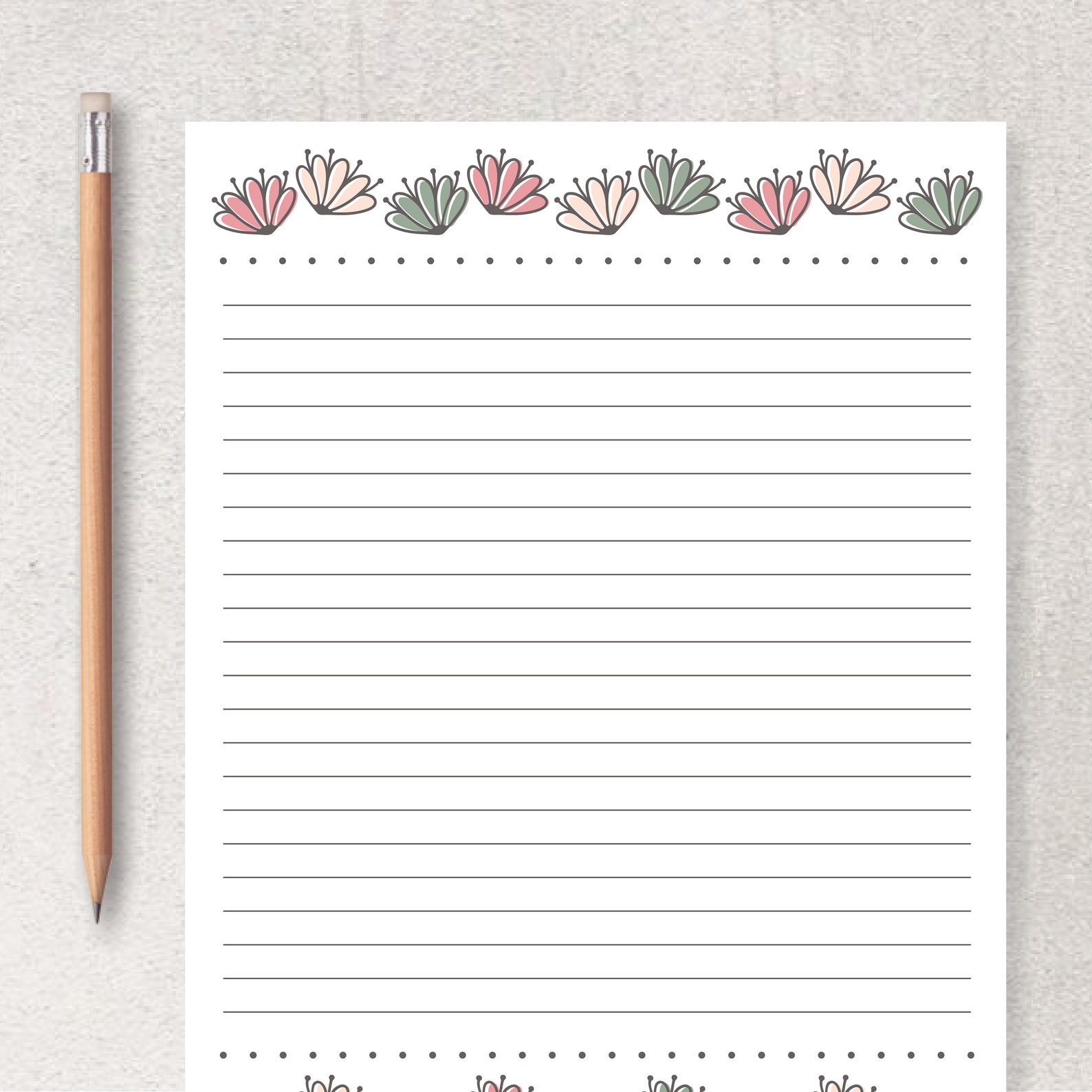 Cute Printable Stationery - Etsy