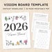 2026 Vision Board Template · 32-page PDF · Instant Download - Etsy