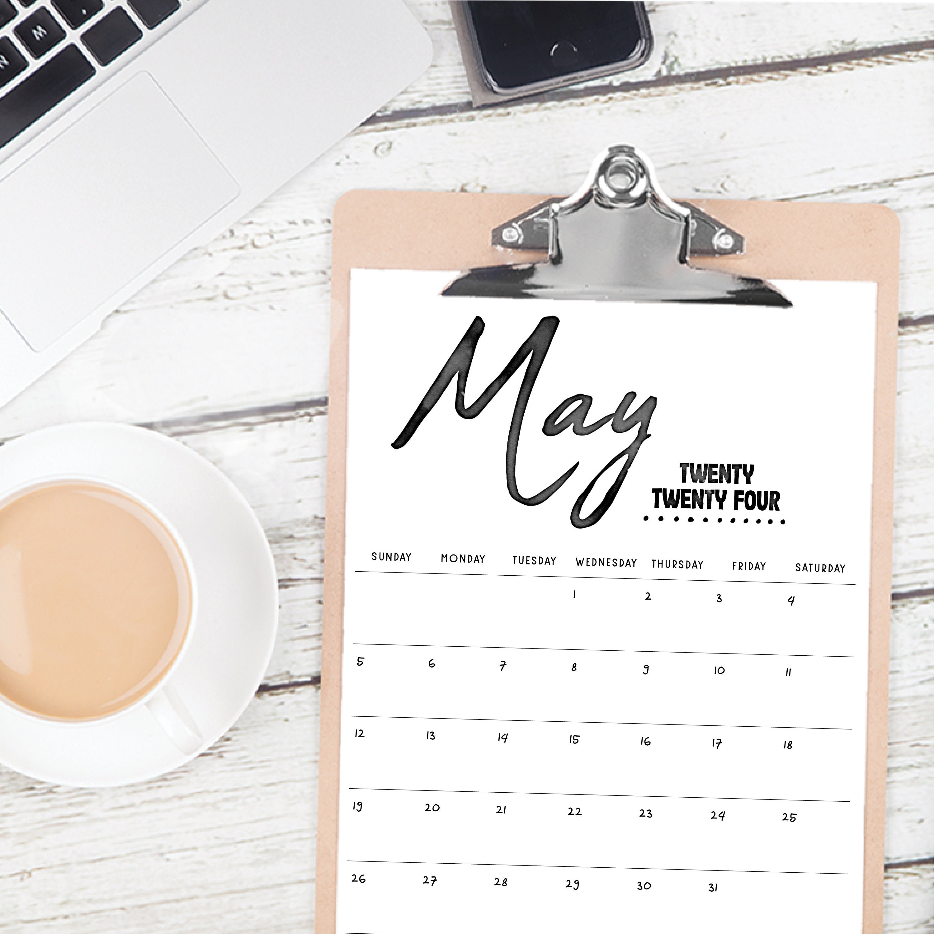 Printable 2024 Calendar - Etsy