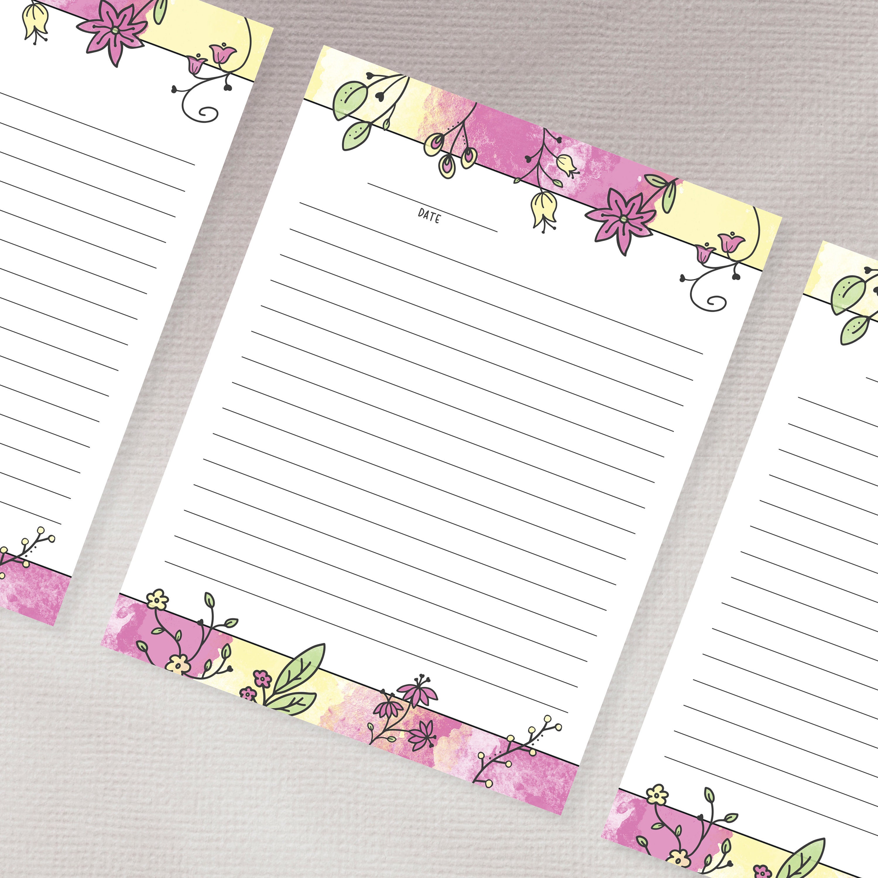 Cute Printable Stationery - Etsy