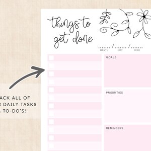Printable Daily Planner · Instant Download PDF · Inspired Ivy - Etsy