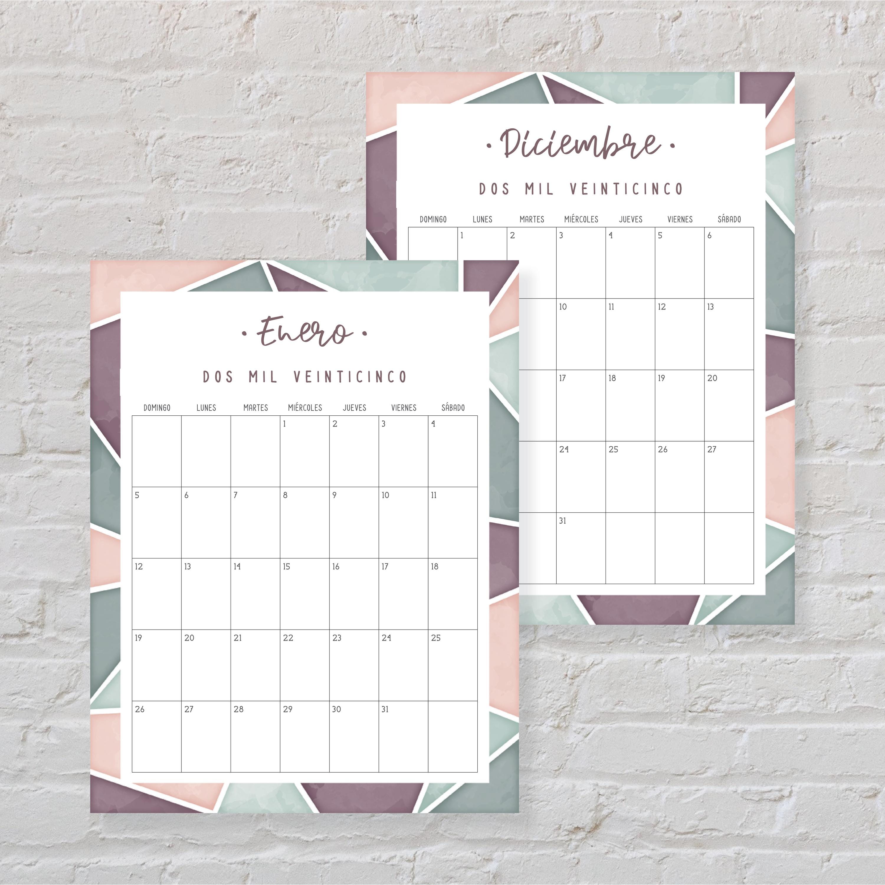 Calendario 2025 Para Imprimir Gratis For Hairstyles