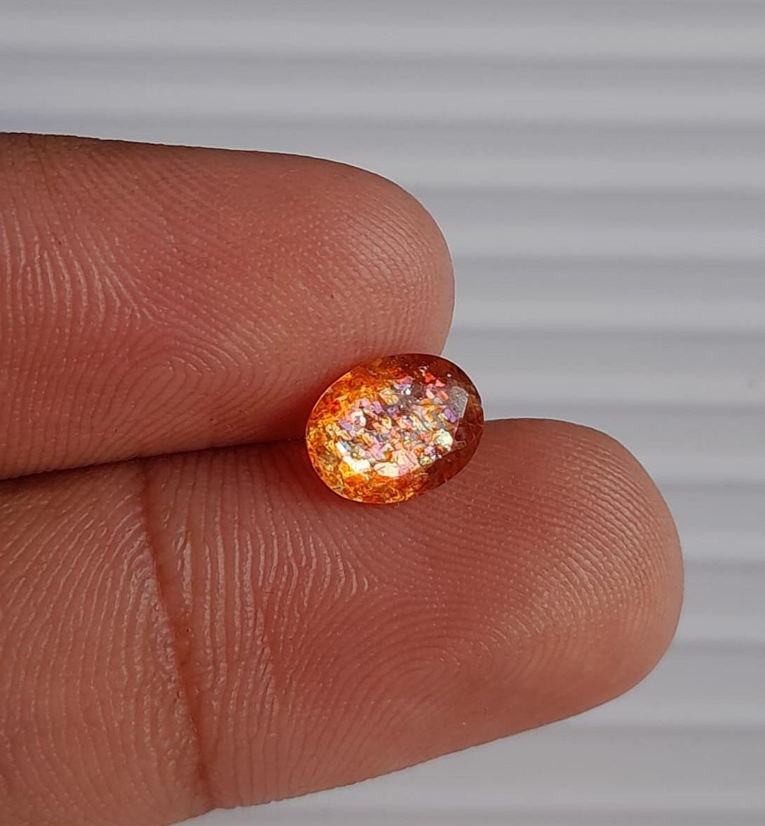 Rainbow Confetti Sunstone Gemstone , Amazing and AAA+ Quality Natural ...