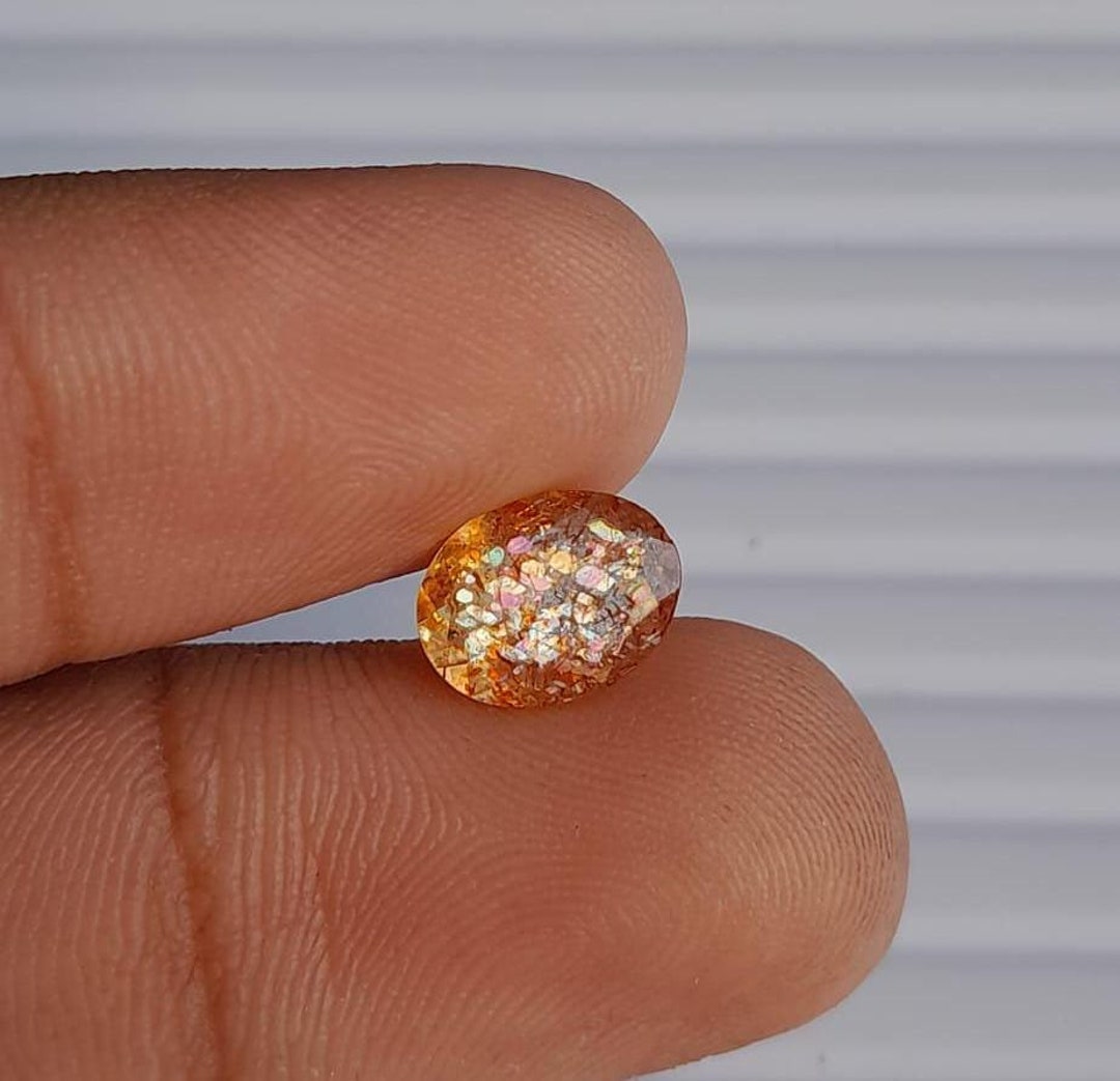 Rainbow Confetti Sunstone Gemstone , Amazing and AAA+ Quality Natural ...