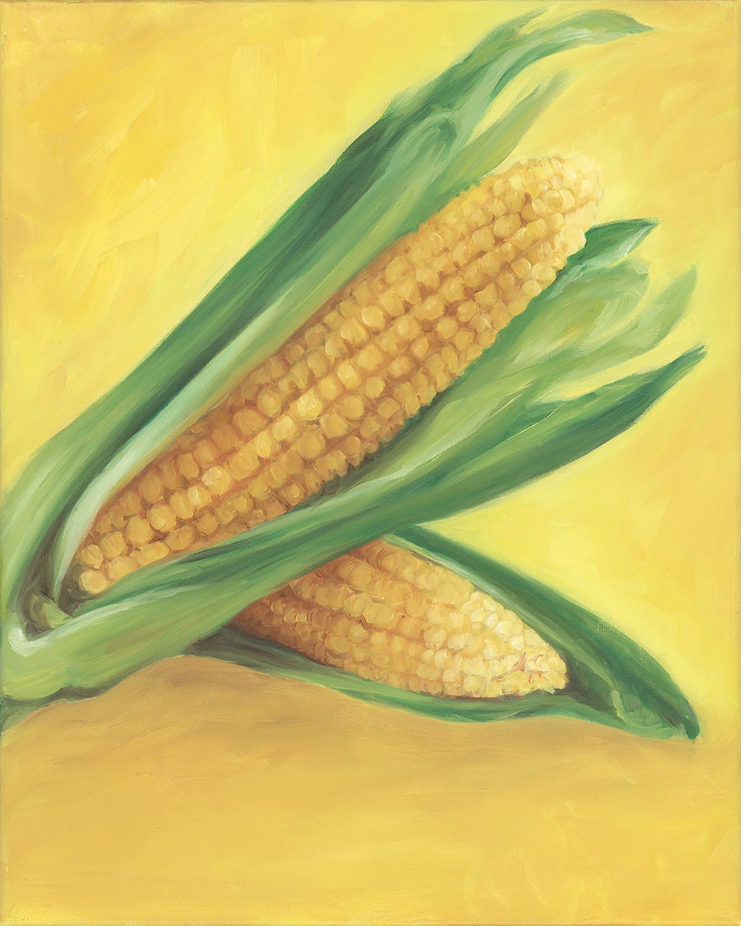 Corn Painting/giclee Fine Art Print/kitchen Food Art/from Original Oil ...