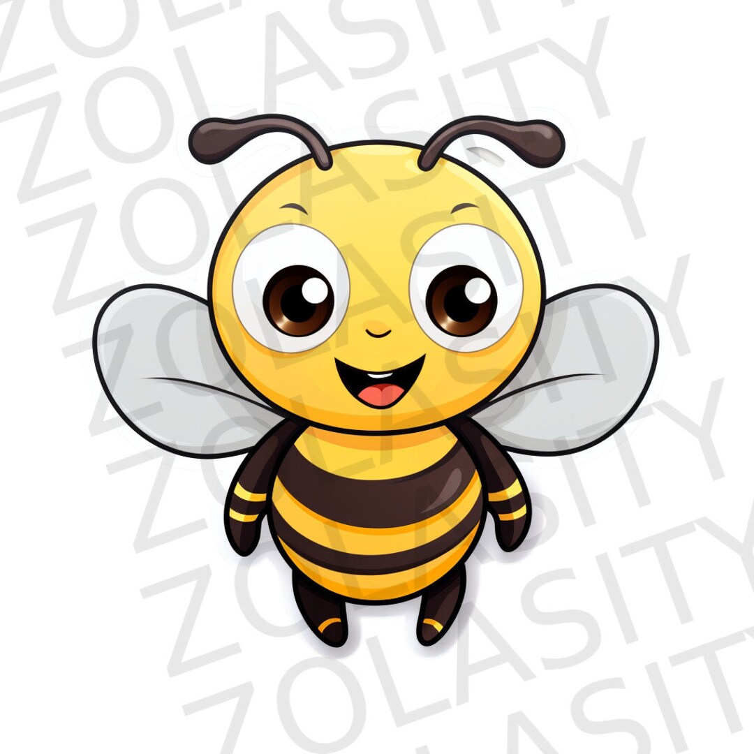 Bee Sticker Bee Stickers Bees Sticker Sticker Bee Bees Sticker PNG ...