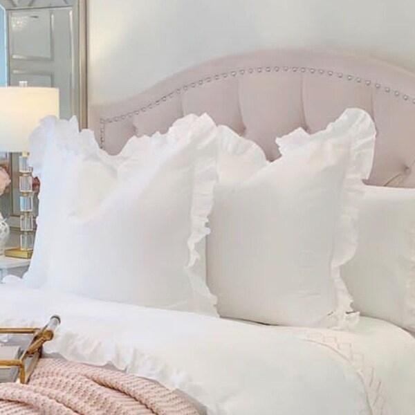 Ruffle Pillow - Etsy