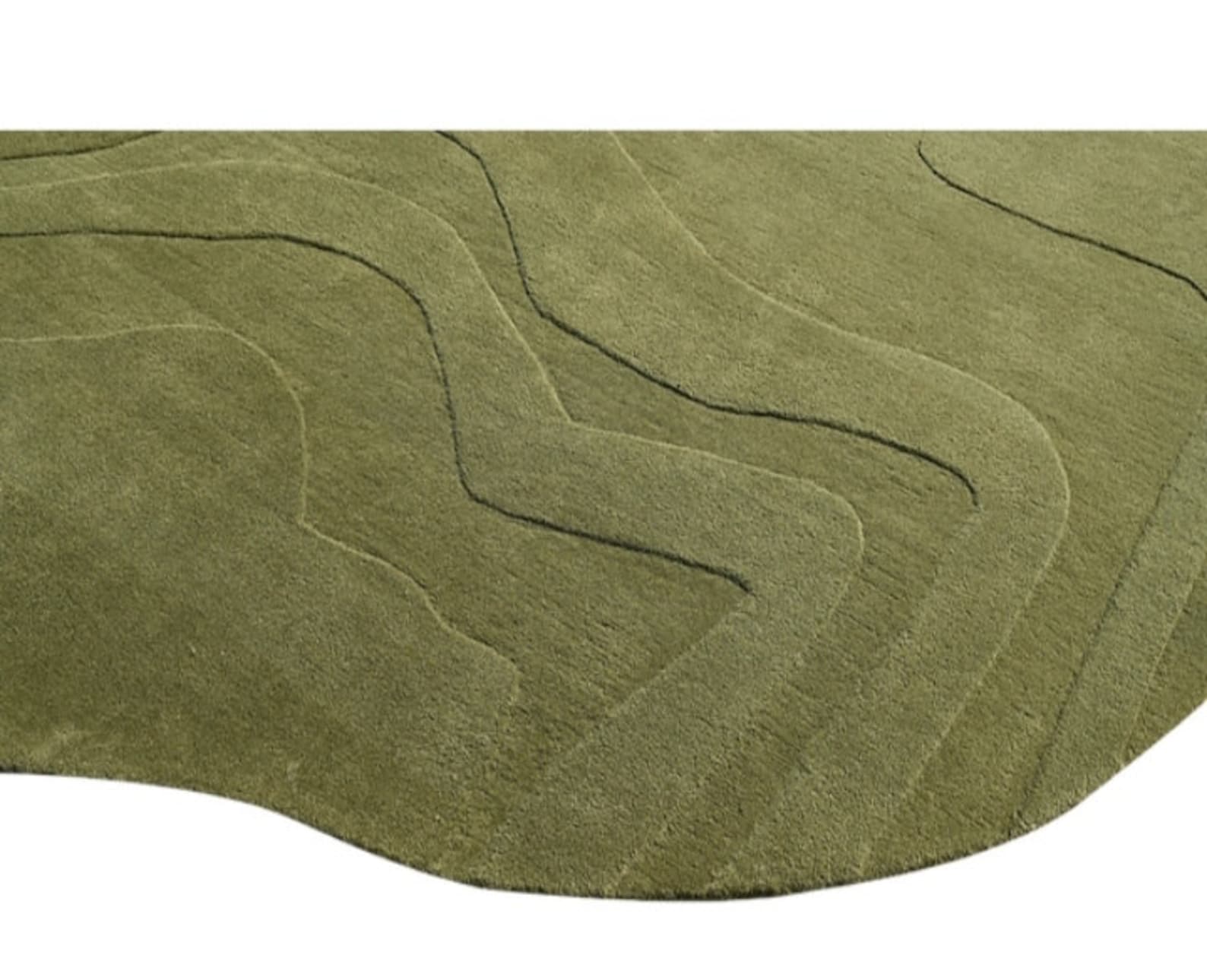 Carpets Canyon Irregular Shape Hand Tufted Unique Modern Abstract ...