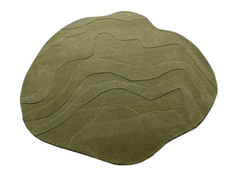Carpets Canyon Irregular Shape Hand Tufted Unique Modern Abstract ...