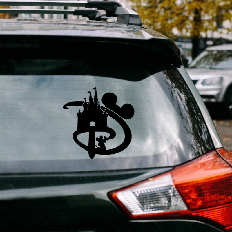 Mickey Mouse Car Decal - Etsy Canada