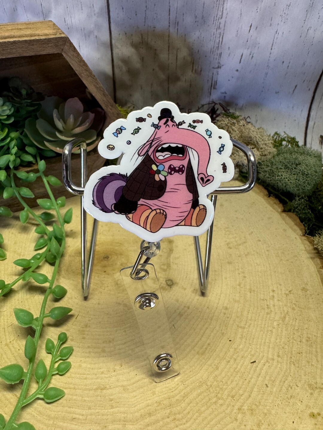 Disney Inside Out Bing Bong Badge Reel Whimsical Emotion Design ...