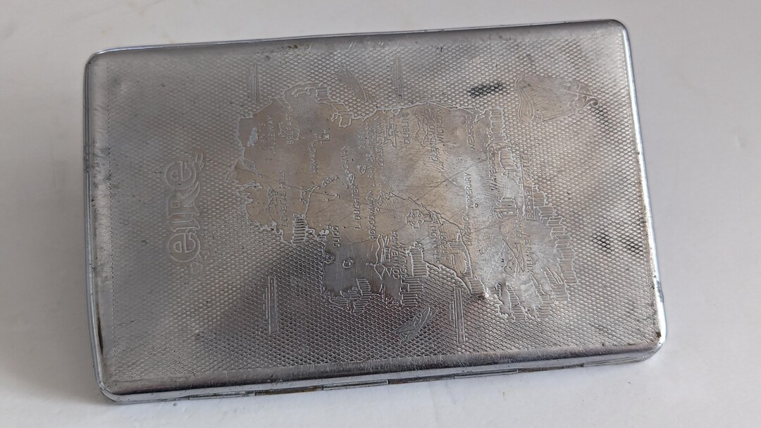 Vintage Irish Cigarette Tin signs of Heavy Use - Etsy