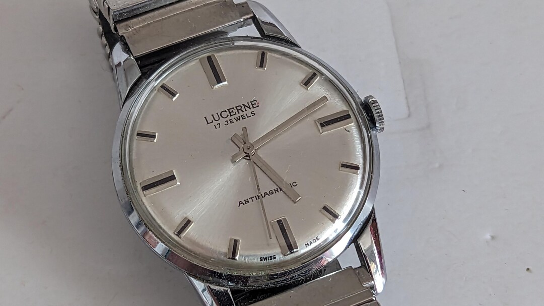 Vintage Lucerne Men's Manual Winding Watch 17jewels 1970s - Etsy