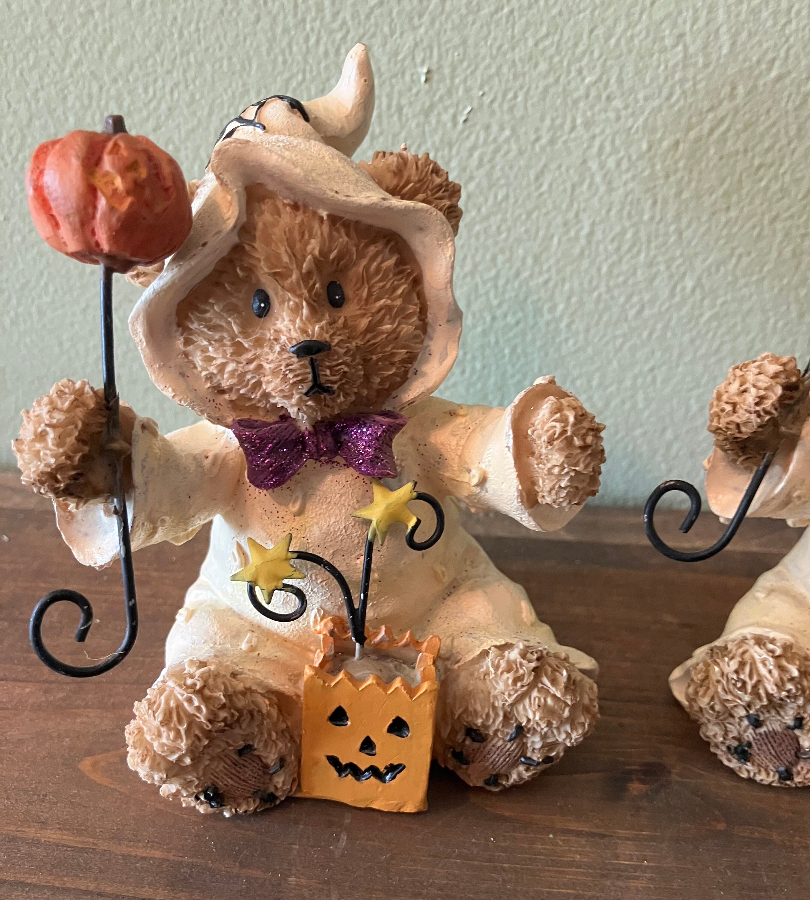 Pair of Vintage Halloween Witch Teddy Bears - Etsy