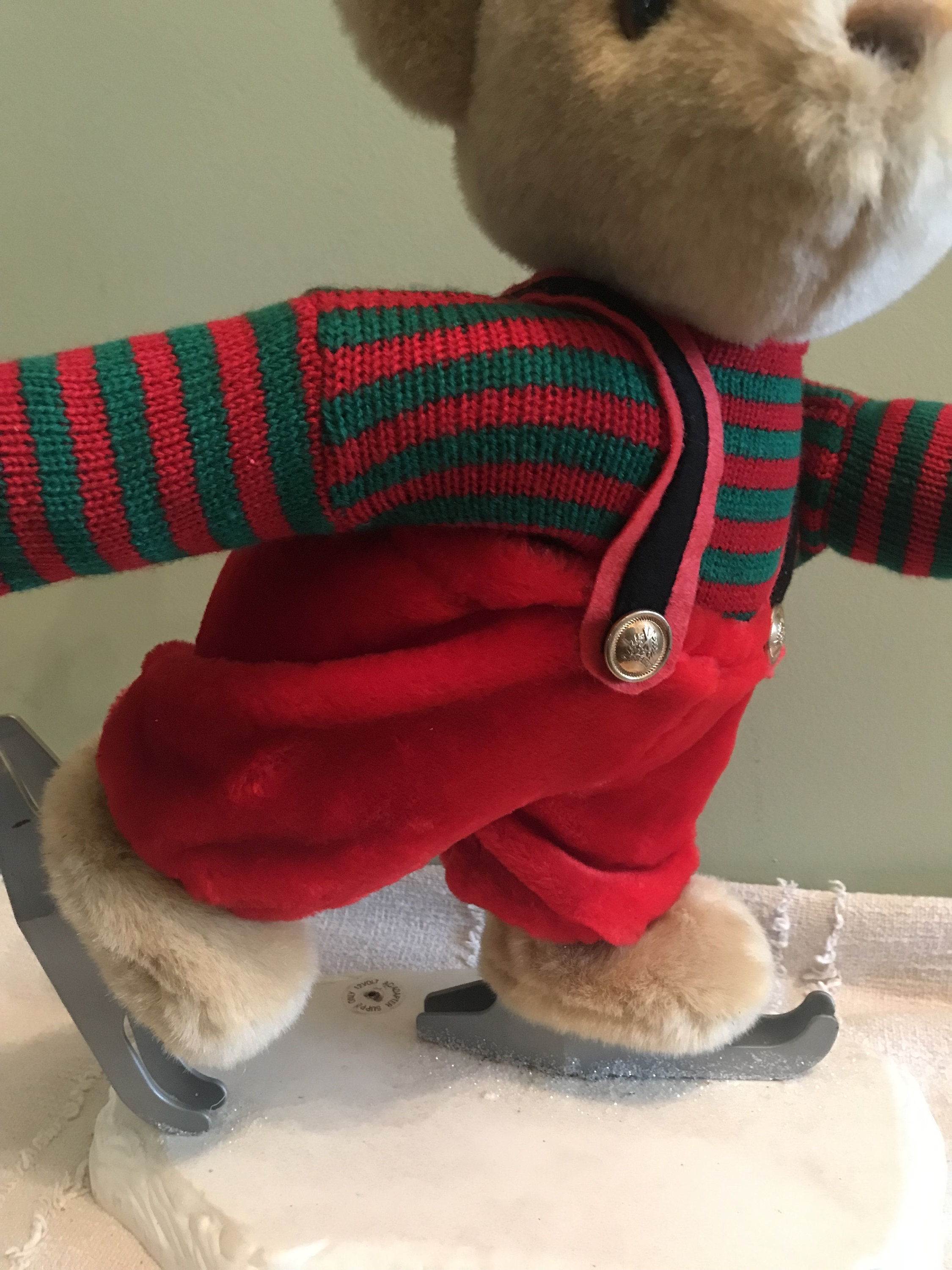 1990s Santas Best Ice Skating Bear - Etsy